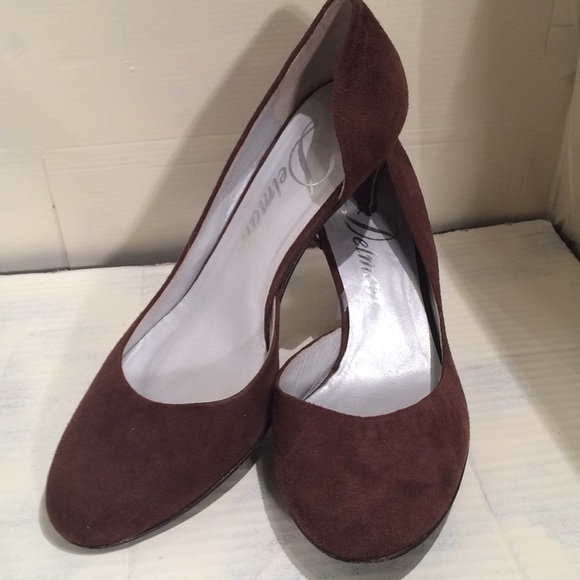 Delman | Shoes | Delmas Brown Suede Pumps Size 72m | Poshmark